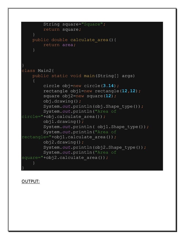 Abstract Classes Interface Exceptional Handling Java | PDF