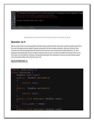 Abstract Classes Interface Exceptional Handling Java | PDF