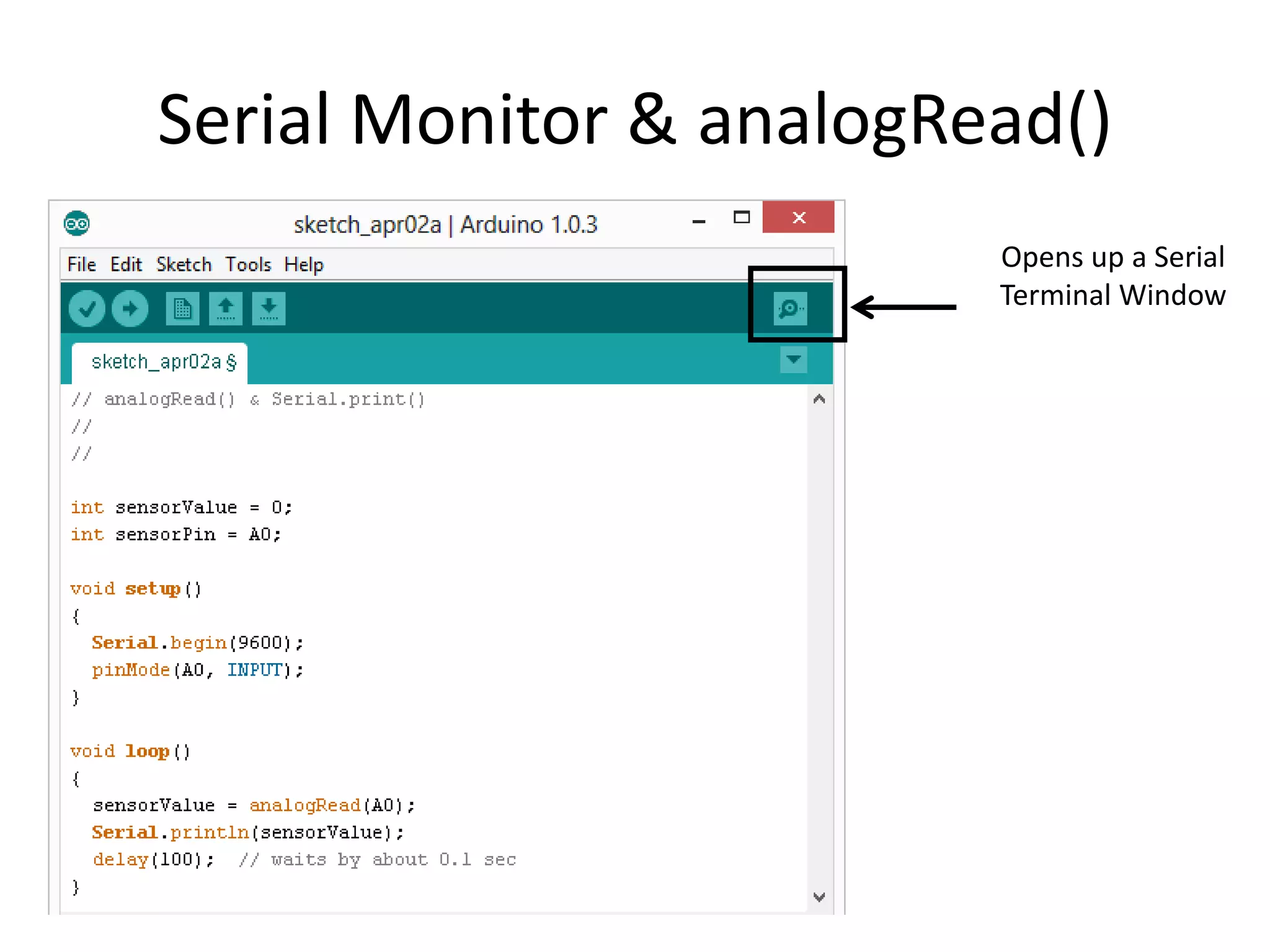 Arduino Programming Familiarization Ppt