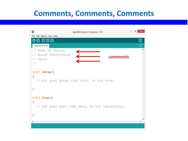 Arduino Programming Familiarization | PPTX | Programming Languages | Computing