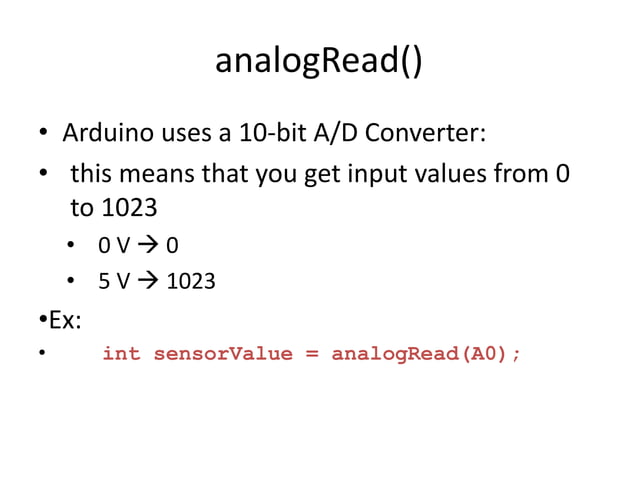 Arduino Programming Familiarization | PPTX | Programming Languages | Computing