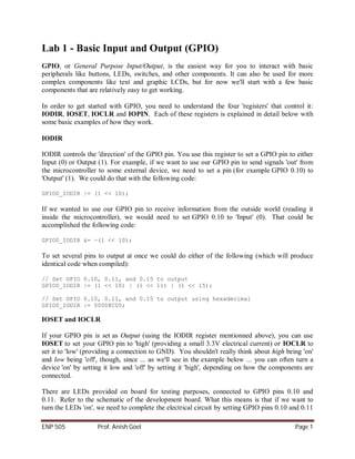 ESD Lab1 | PDF | Computer Peripherals | Computing