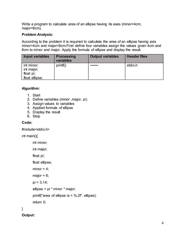 C programming Lab 1 | DOCX