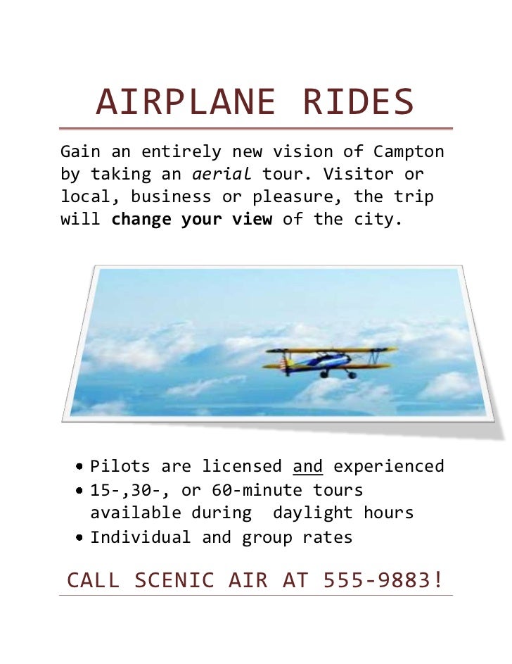 Lab1 1 airplanes rides flyer