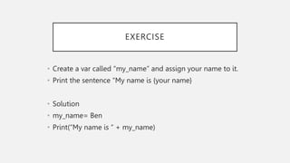 Python Lab Notes in PowerPoint Presentation | PPT