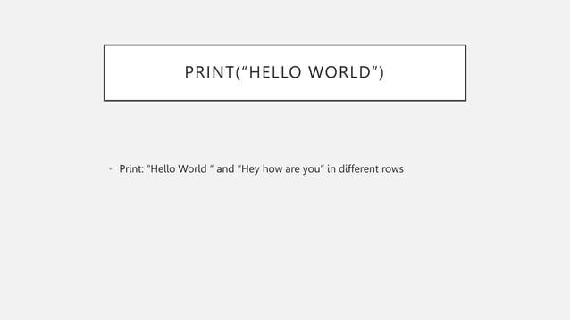 Python Lab Notes in PowerPoint Presentation | PPT