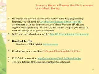 lab1 notes to test and write examples related | PPT