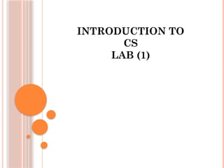 LabComputer Science (CS) Lab Hardware 1.pptx