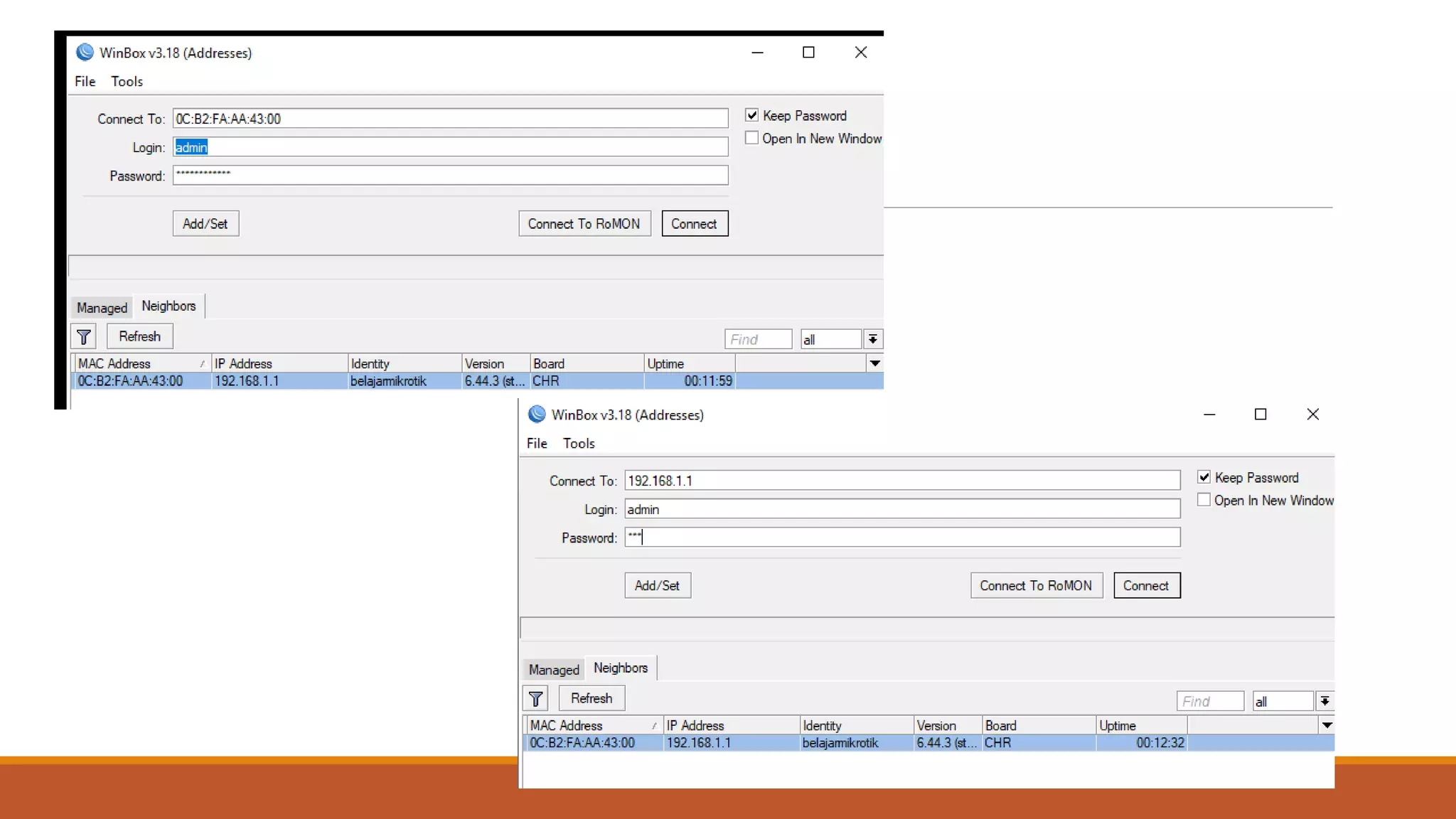 Lab1 basic router-os configuration | PDF