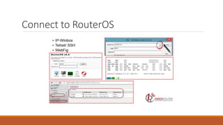 Lab1 basic router-os configuration | PDF