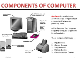 Lab 1 computer intro1 | PPTX | Computer Peripherals | Computing