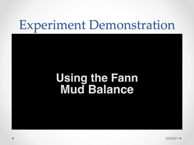 Lab 1 measurement of density of drilling mud samples using mud balance ...