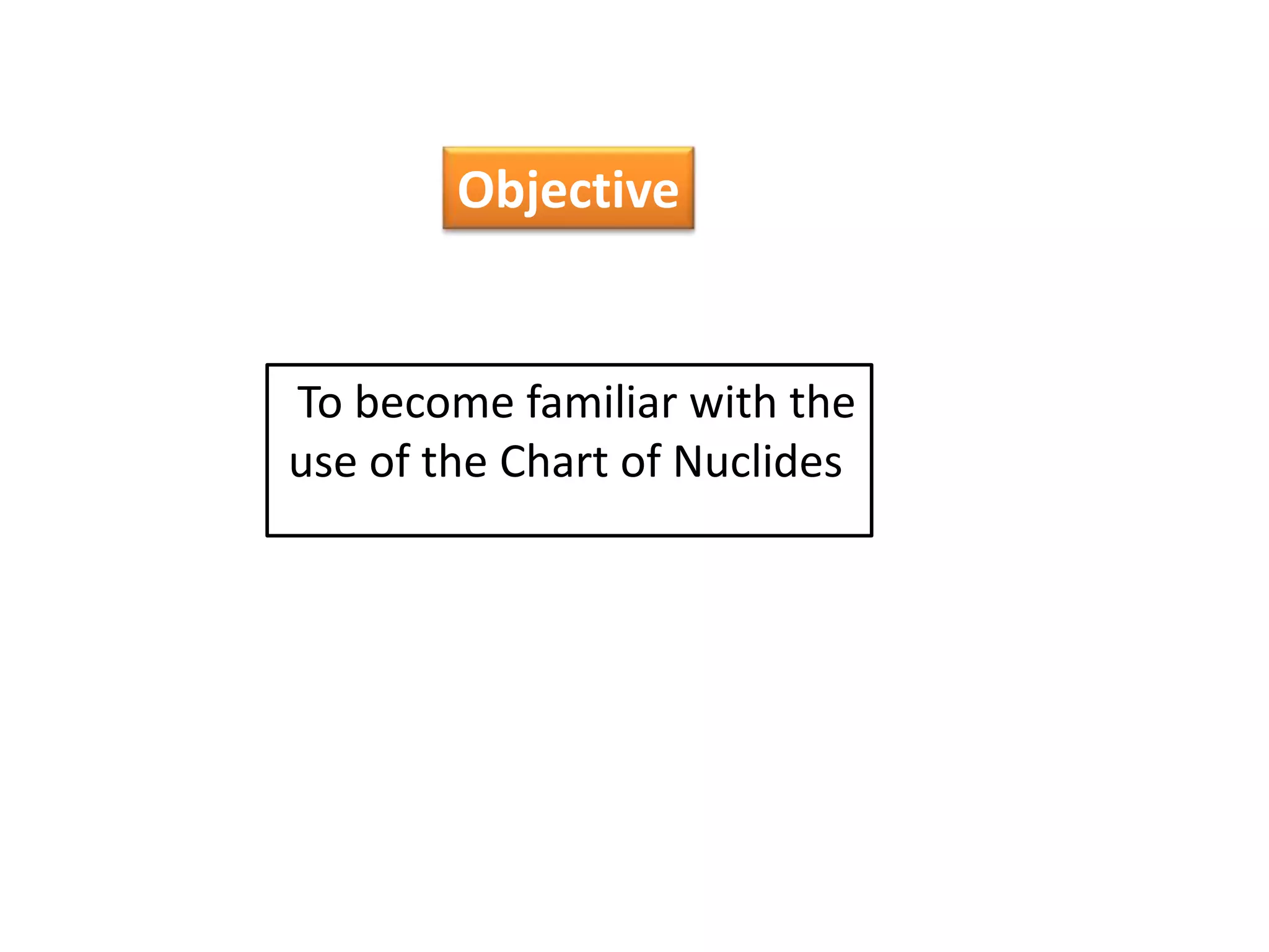 Nuclear Radiation, the chart of nuclides | PPT