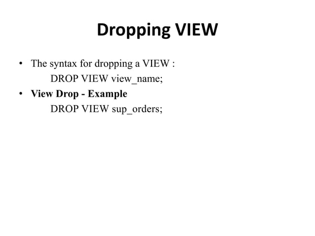 SQL lab number 10 in database system ppt | PPT