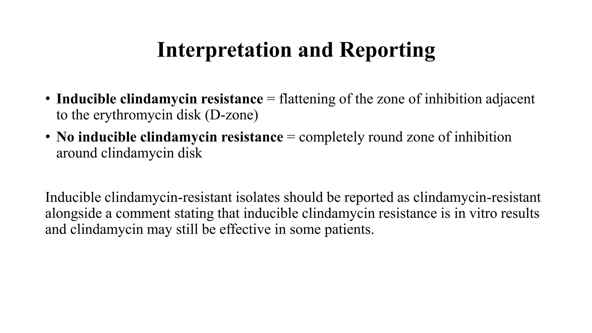 Inducible Clindamycin Resistance Test | PPTX