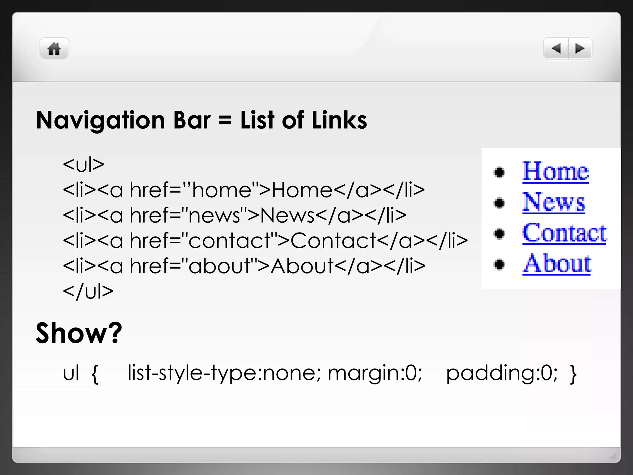 Lab#10 navigation, links and hover rollovers | PDF