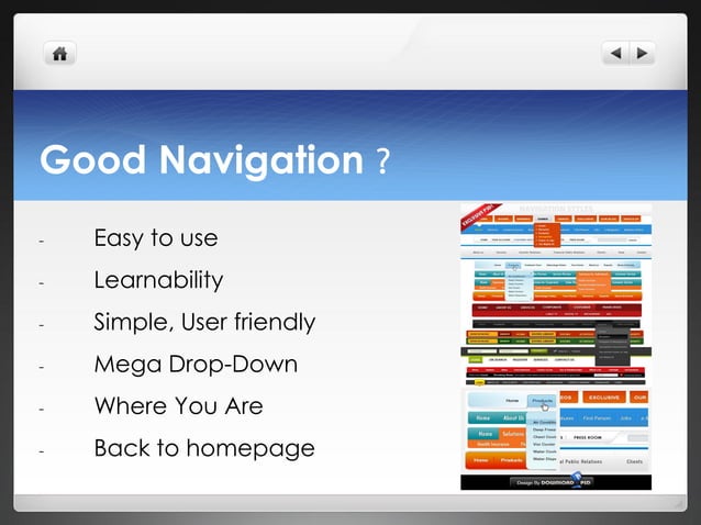 Lab#10 navigation, links and hover rollovers | PPT