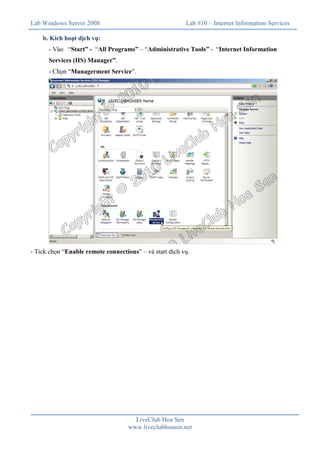 Lab 10 web server | PDF