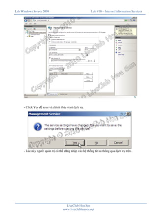 Lab 10 web server | PDF