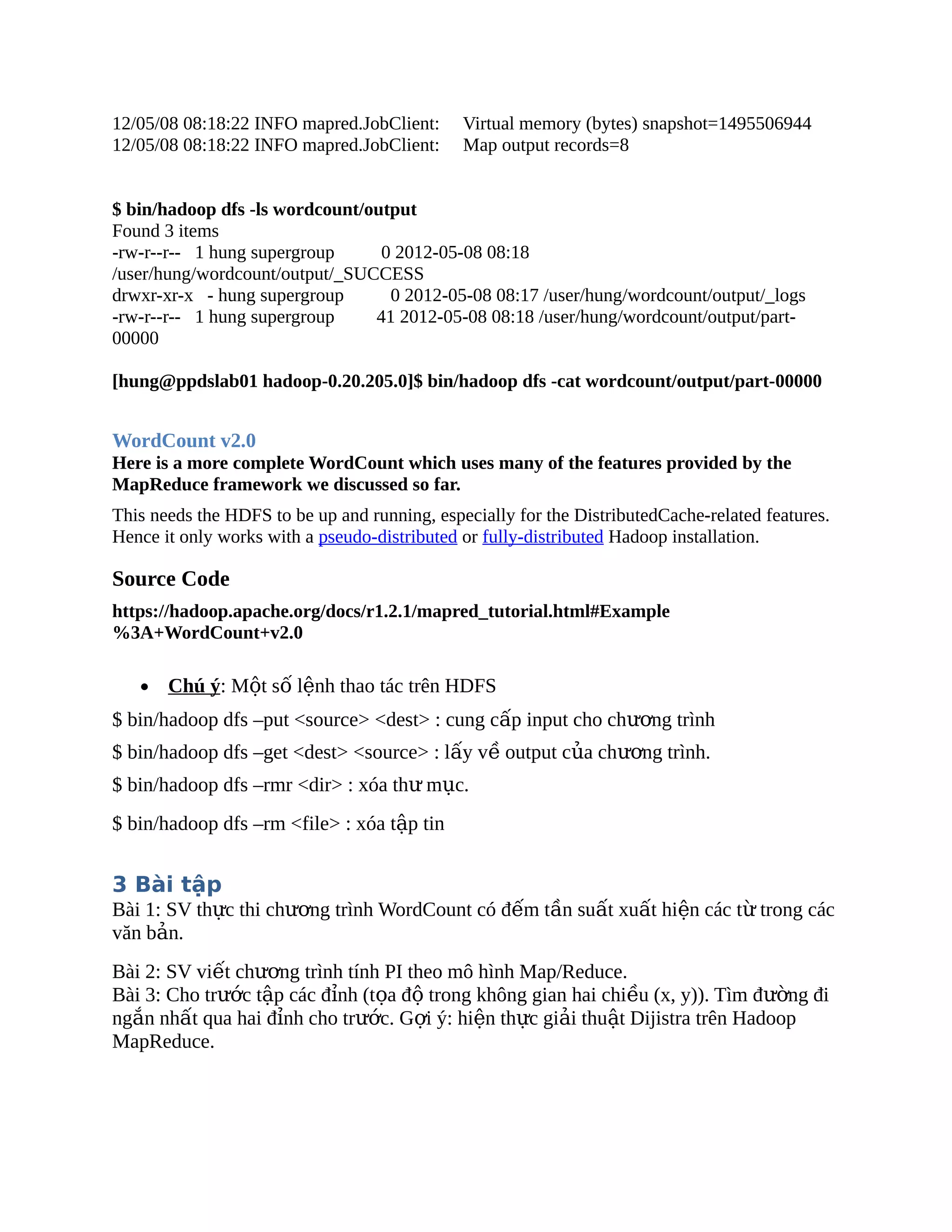 Lab 11 apache hadoop map reduce | PDF Lab 11 apache hadoop map reduce | PDF