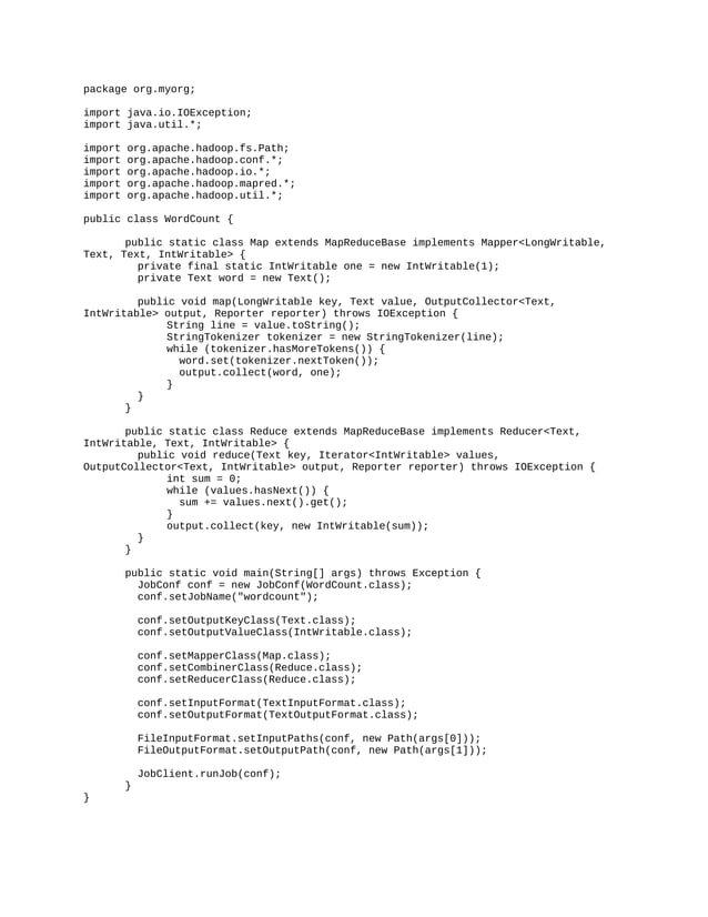 Lab 11 apache hadoop map reduce | PDF
