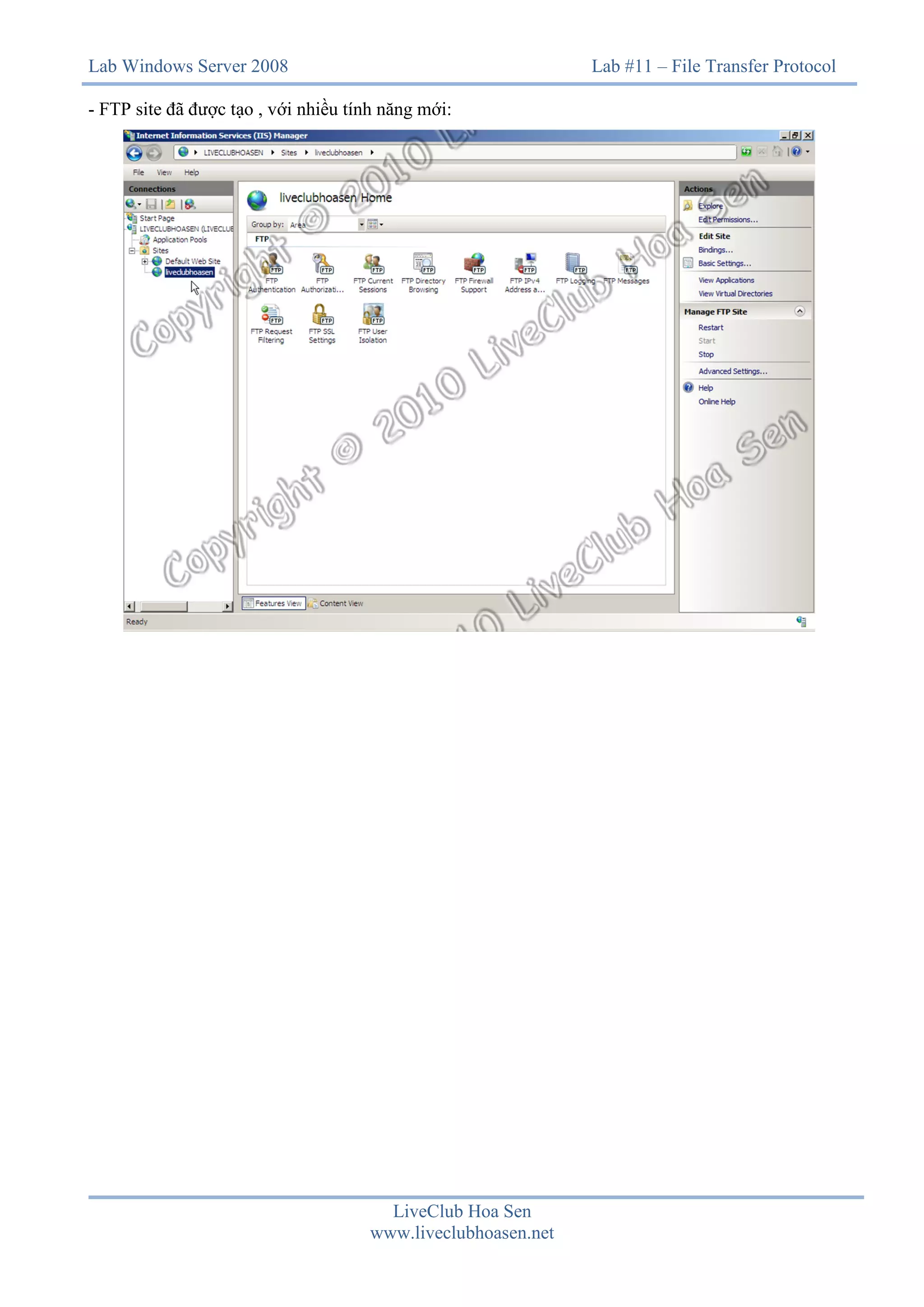 Lab 11 ftp server | PDF