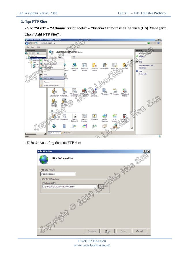 Lab 11 ftp server | PDF