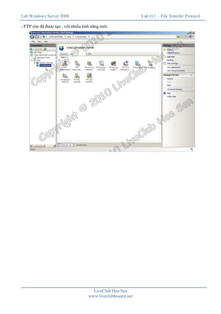 Lab 11 ftp server | PDF