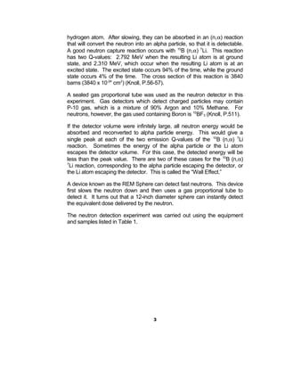 Neutron Detection | PDF