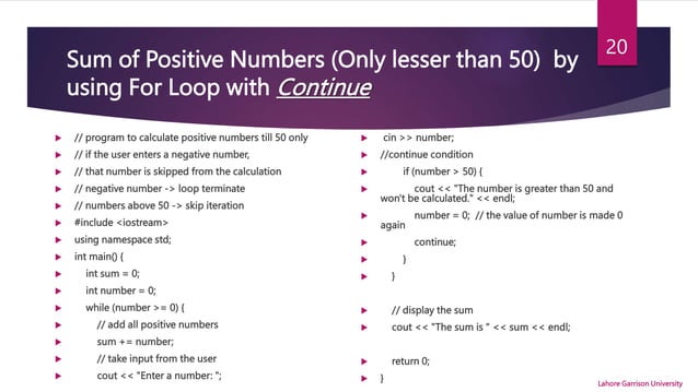 Introduction to Loops using C++. Exploring While&Do-While Loop | PPT