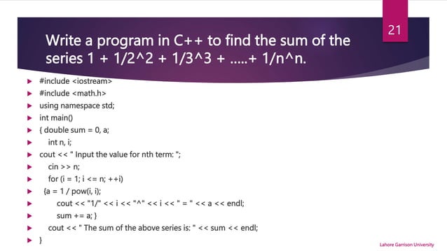 Introduction to Loops using C++. Exploring While&Do-While Loop | PPT