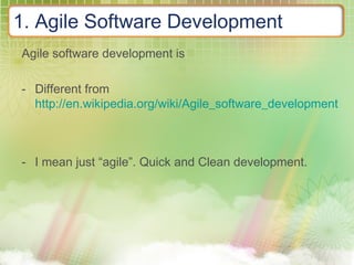 Agile Software Development by Sencha | PPT