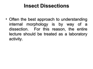 Lab13 entomology | PPT | Biological Sciences | Science
