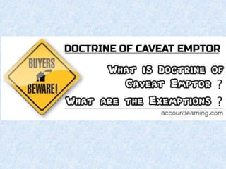 Caveat Emptor | PPT