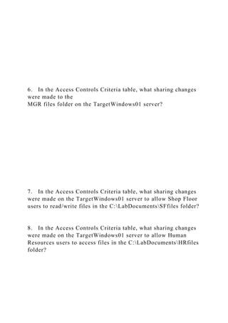 Lab #1 – Assessment WorksheetImplementing Access Cont.docx