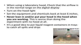 GBSN - Biochemistry (Lab 1) Biochemistry Lab Safety Procedures | PPT