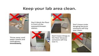 GBSN - Biochemistry (Lab 1) Biochemistry Lab Safety Procedures | PPTX