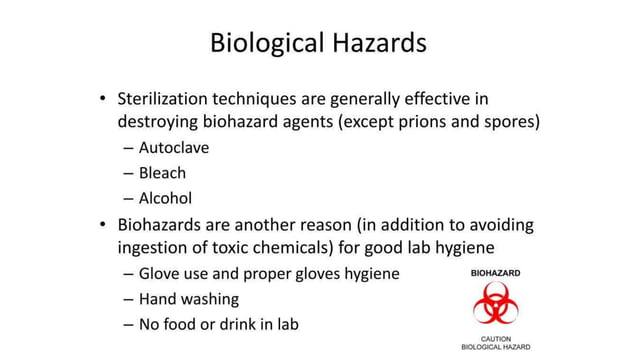 GBSN - Biochemistry (Lab 1) Biochemistry Lab Safety Procedures | PPTX