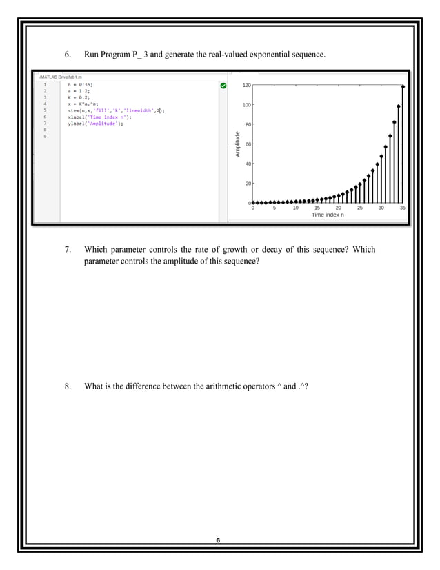 Lab 1 digital signal processing in matlab | PDF