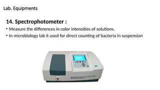 Lab 1equipments. and its uses in the practice | PPTX
