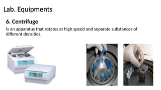 Lab 1equipments. and its uses in the practice | PPTX