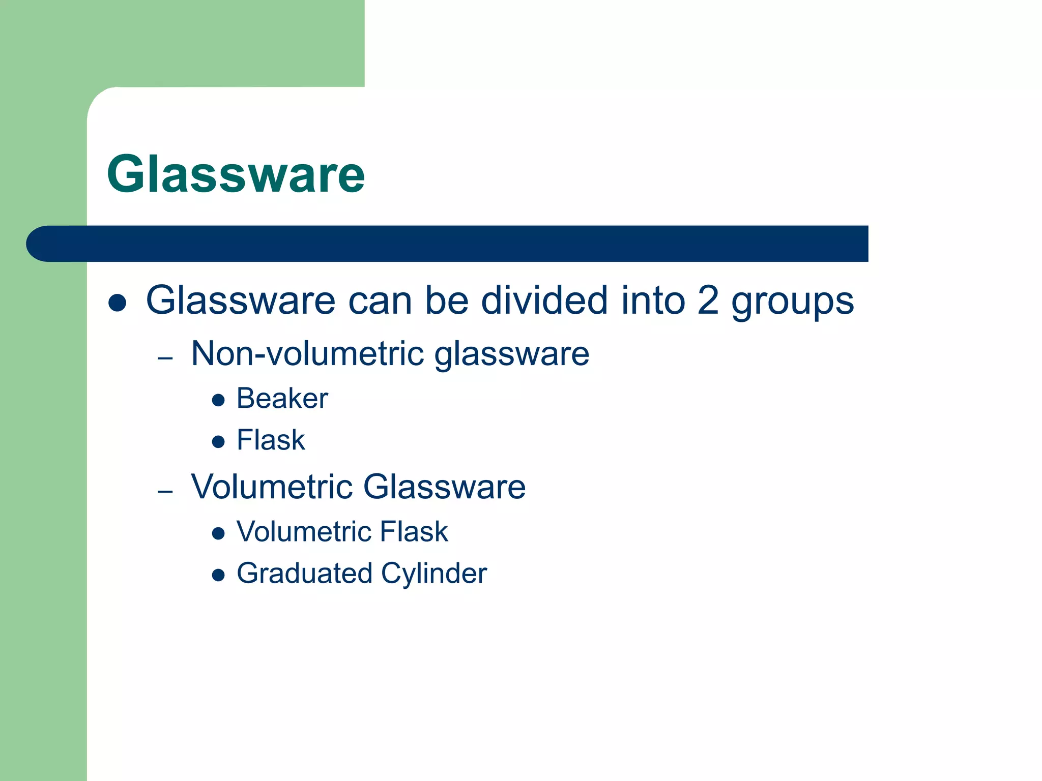 Glassware and volumetric pipette.ppt