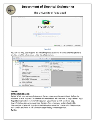 Lab (1) installation of python | PDF