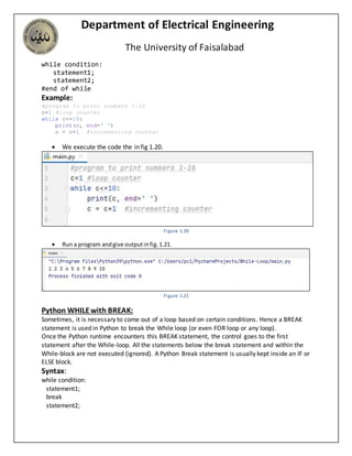 Lab (1) installation of python | PDF