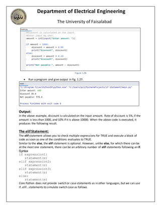 Lab (1) installation of python | PDF