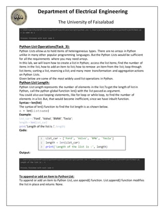 Lab (1) installation of python | PDF