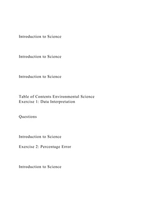 Lab 1 Introduction to Science Introduction .docx