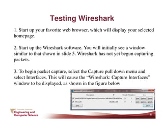Introduction to Wireshark for Packet Tracker | PDF | Computer Networking | Computing