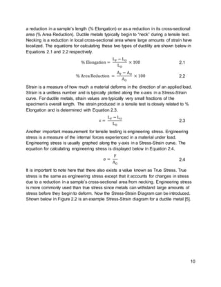 1018 Steel and PLA Tensile Test and Hardness Report | DOCX