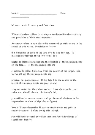 Lab 1 Measurement Accuracy and Precision Lab Materi.docx